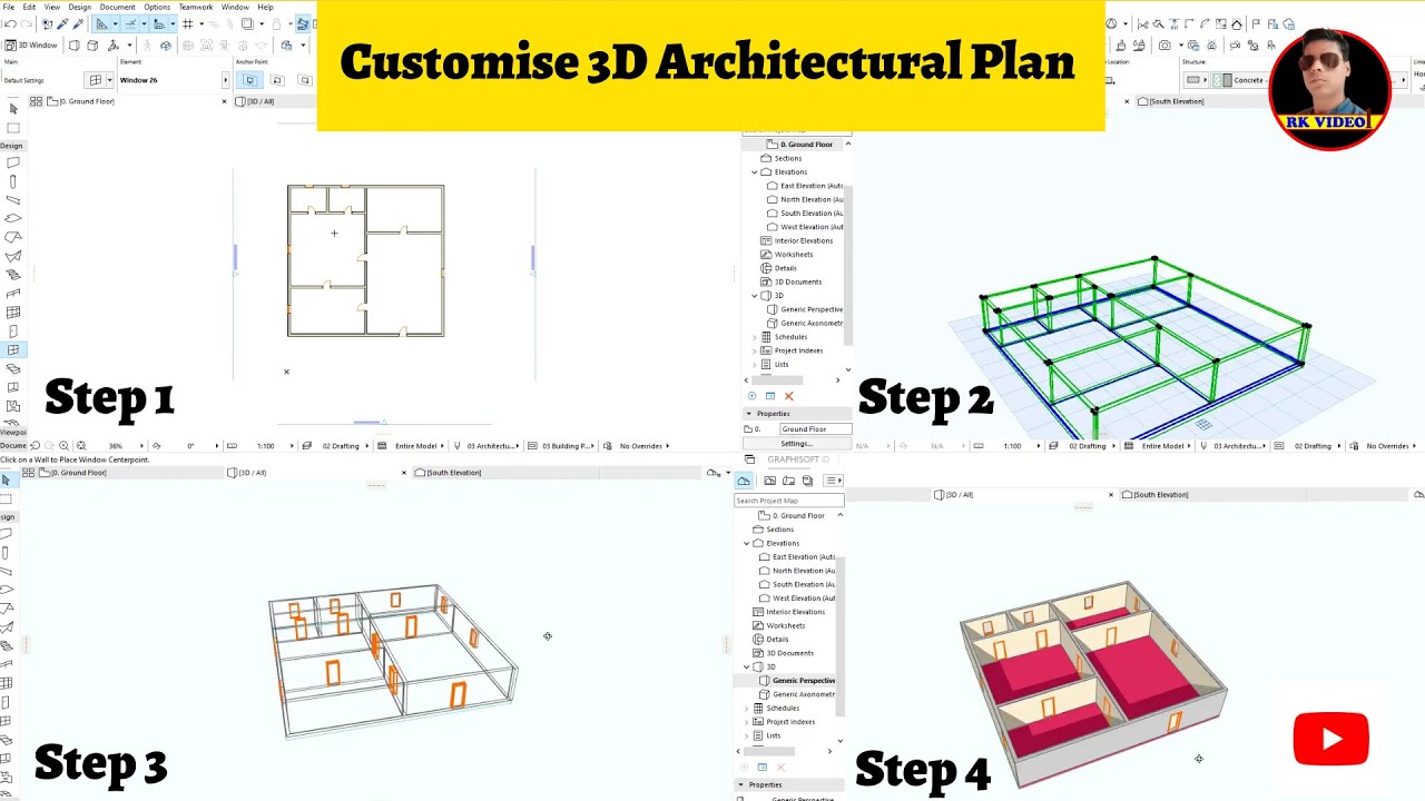 | Archicad Tutorial | - | Explore Customise 3D Architectural Tour ...