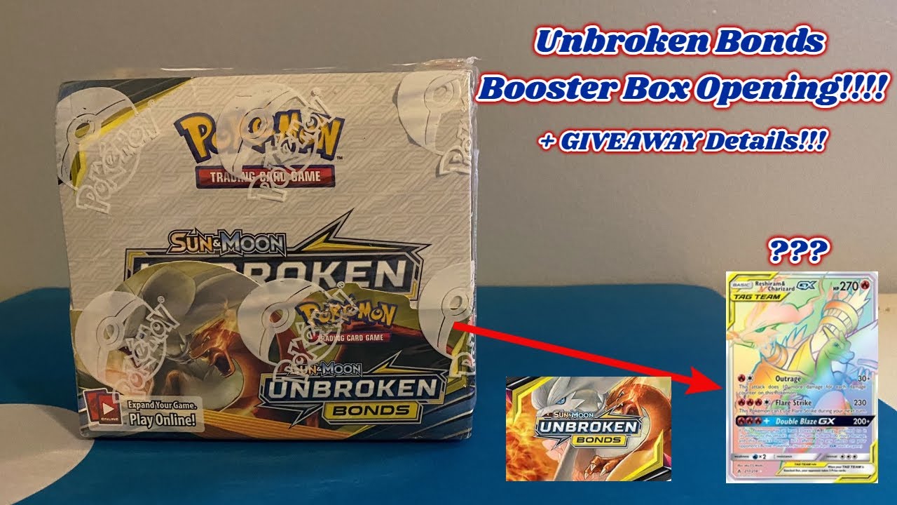 UNBROKEN BONDS Booster Box Opening!!! + GIVEAWAY Details!!! - YouTube