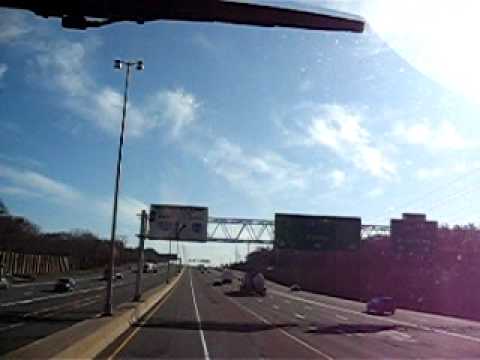 M22 Ride Along the Scenic Highway Part 4- Exclusive Bus Lane on I-91 ...