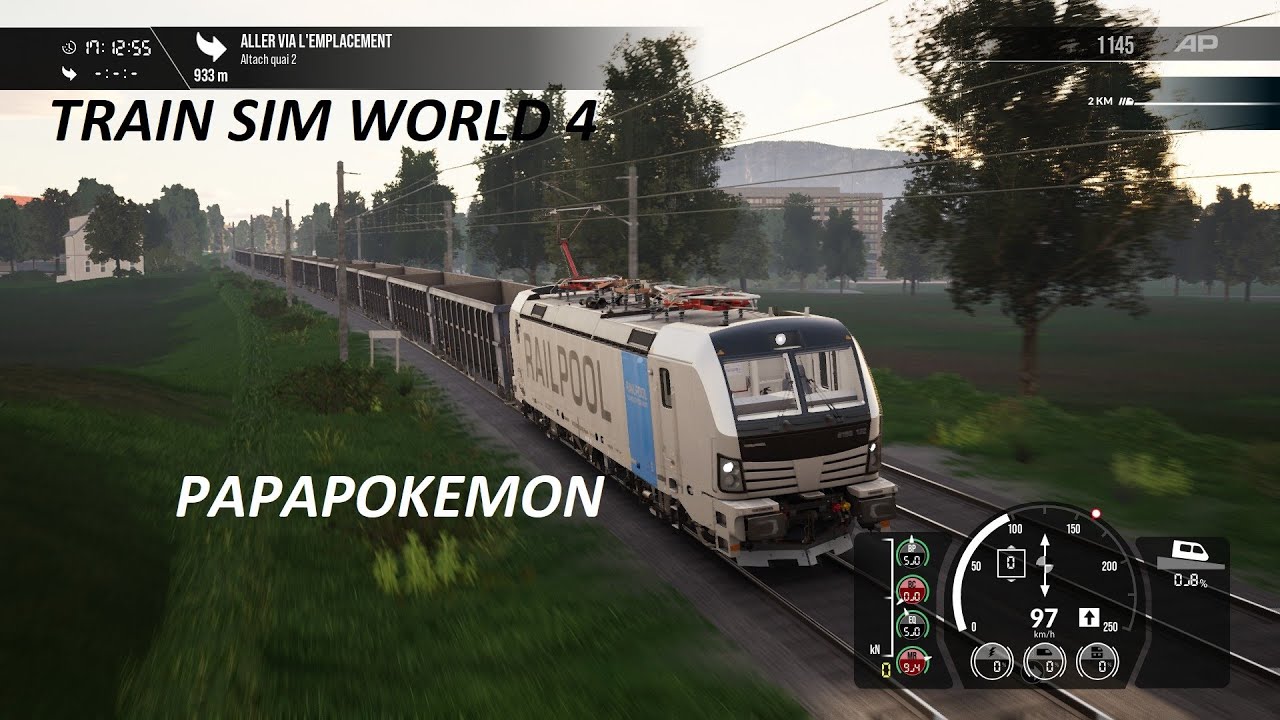 TRAIN SIM WORLD 4 067 VECTRON scénario CHANGEMENT DE NUIT - YouTube