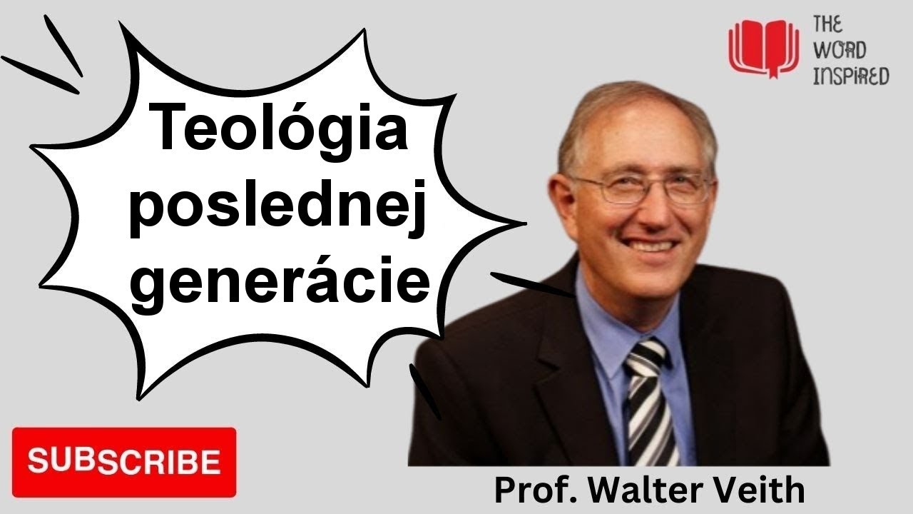 Teológia poslednej generácie – Prof. Dr. Walter Veith - YouTube