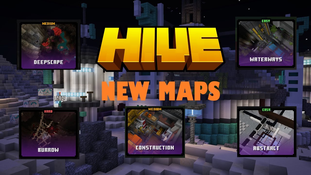 HiveMC Gravity - New Maps Tutorial (Abstract, Burrow and more) - YouTube