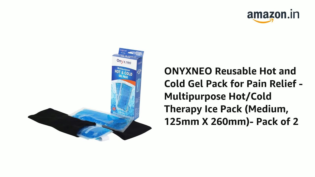 Reusable Hot and Cold Gel Pack | How to use | Hot vs cold Therapy ...