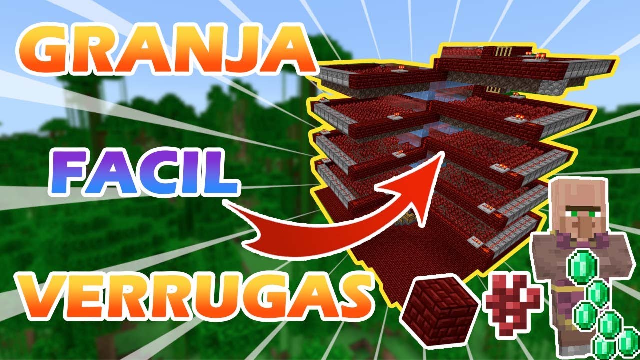 MINECRAFT / COMO HACER GRANJA DE VERRUGAS DEL INFRAMUNDO/ FACIL - YouTube