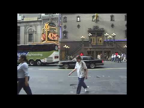 Manhattan Times Square June 2001 - YouTube