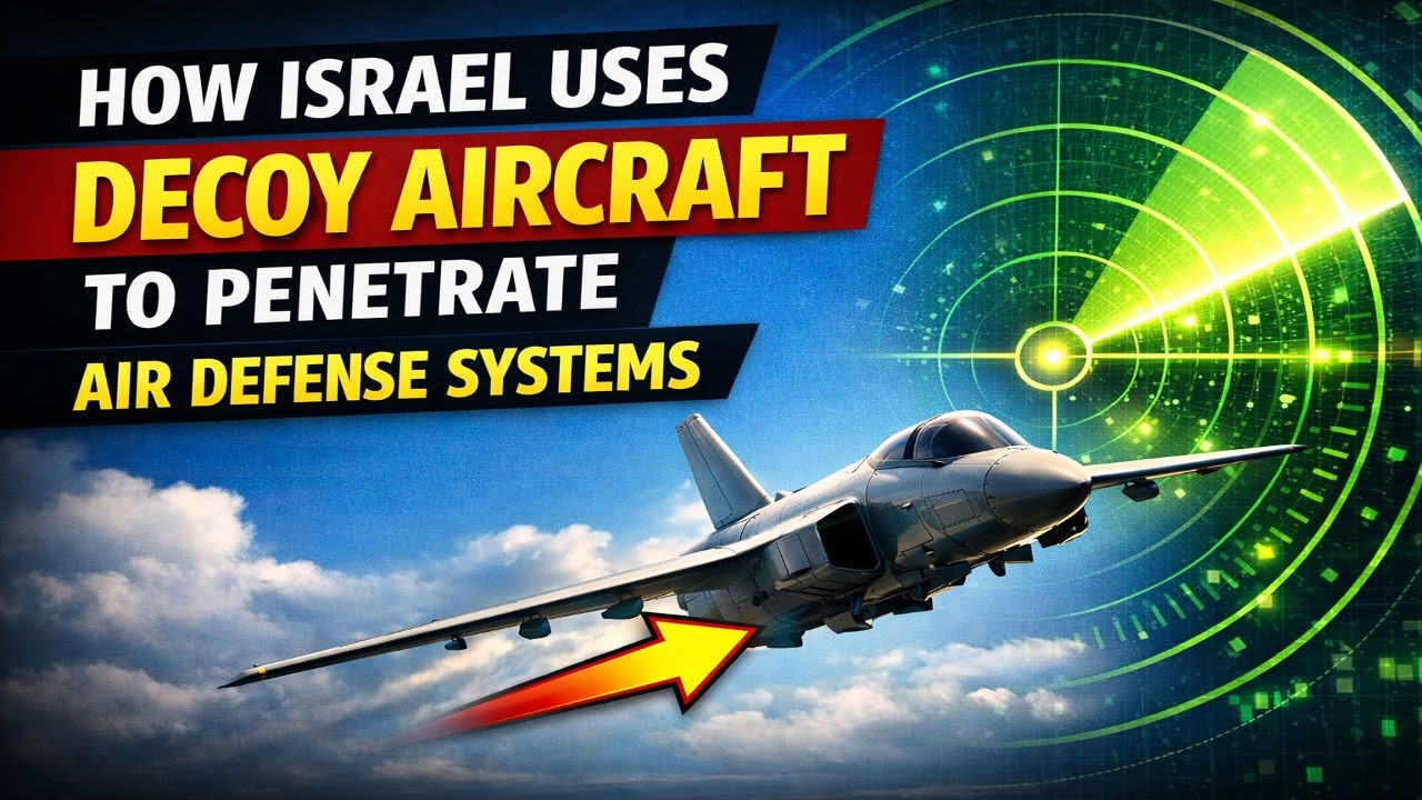 How Israel Uses Decoy Aircraft to Penetrate Air Defense Systems - YouTube