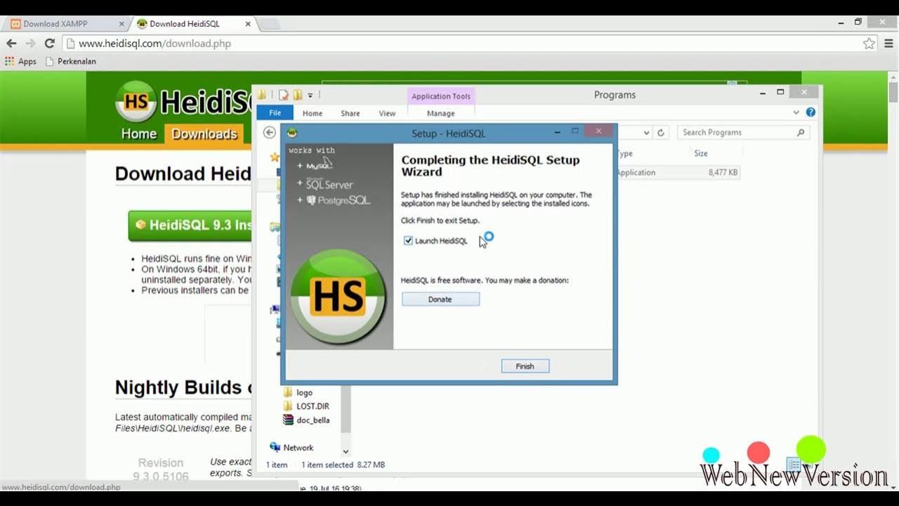Tutorial HeidiSQL with MariaDB and MySQL Part 1 Installation - YouTube