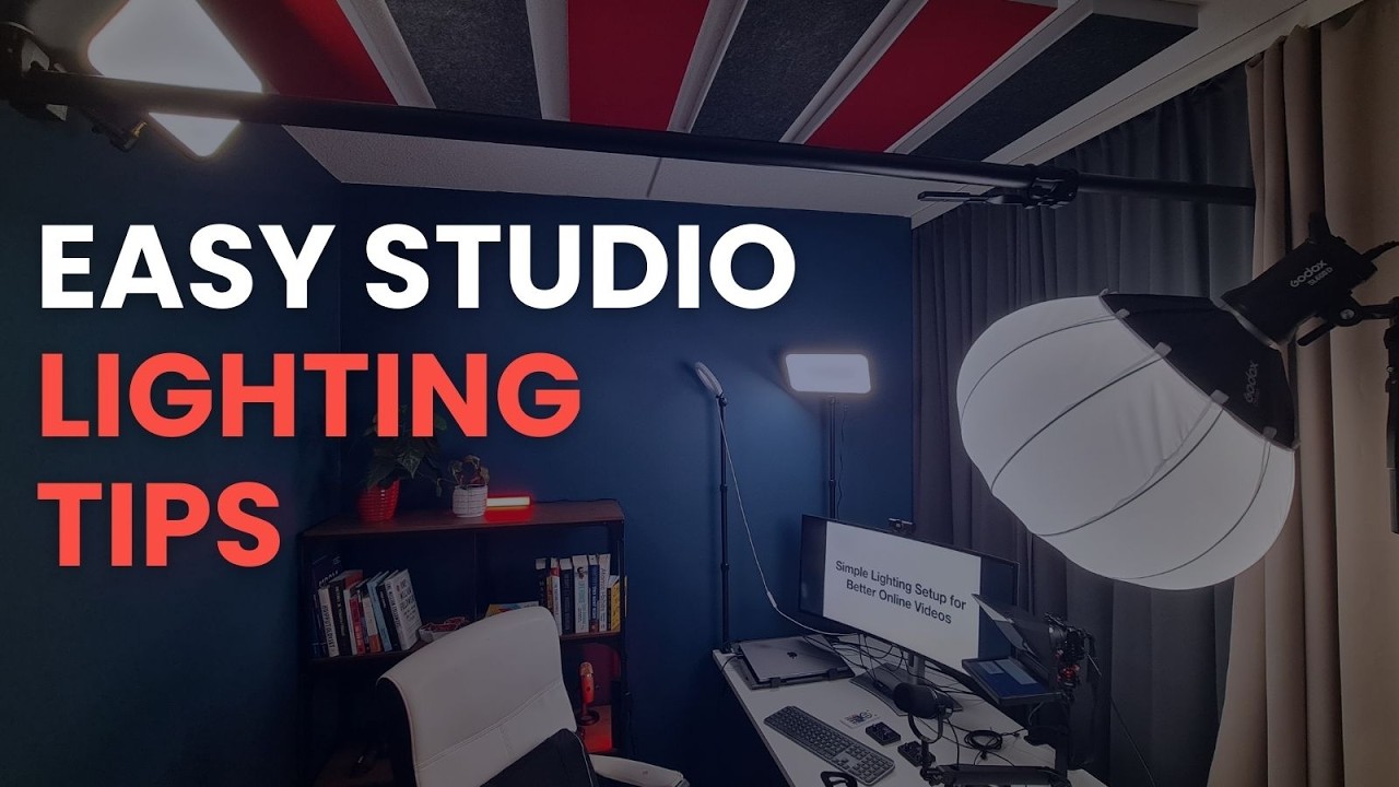 Home Studio Lighting Tips for Daily Video Creation - YouTube