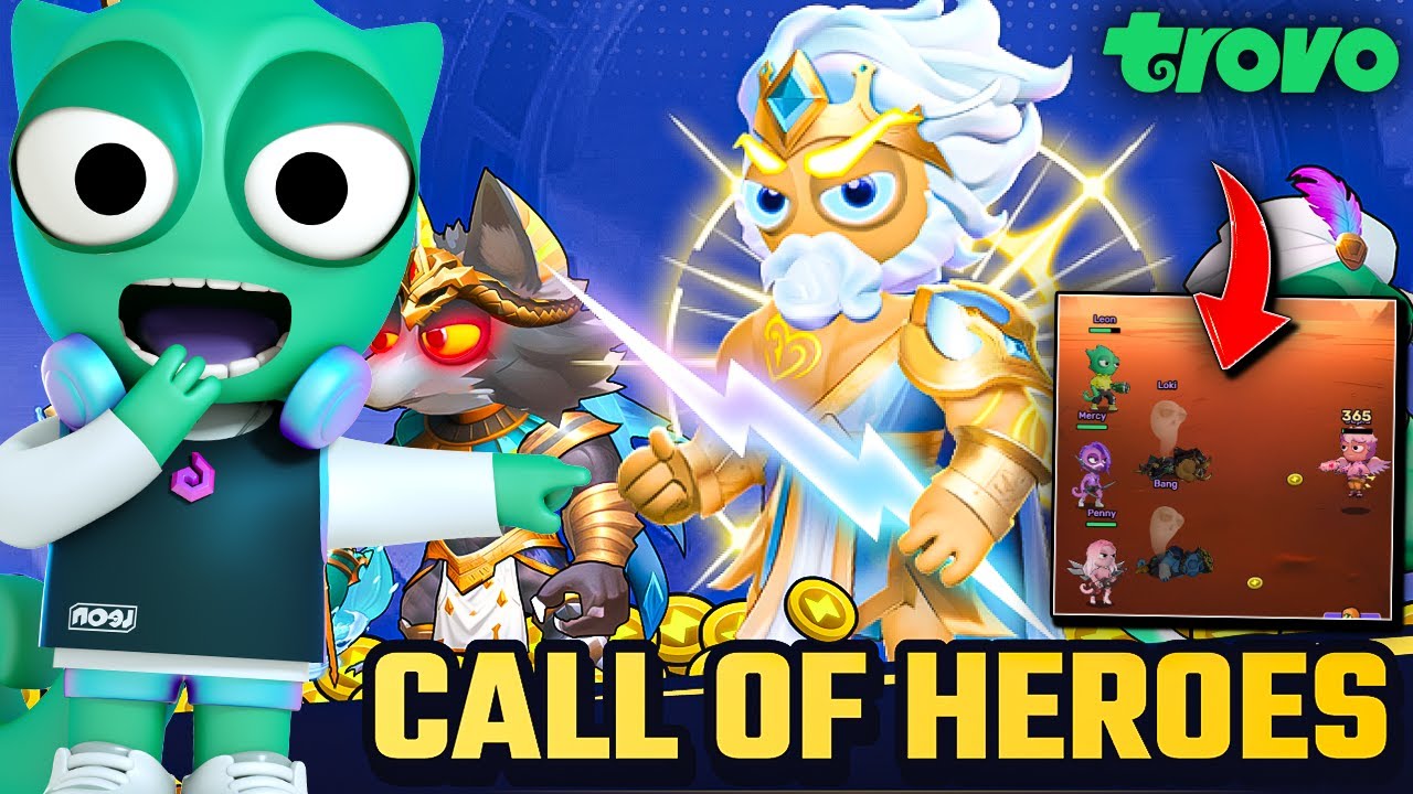 NEW Trovo Mini-Game (Call Of Heroes) (Play & Earn Rewards) - YouTube