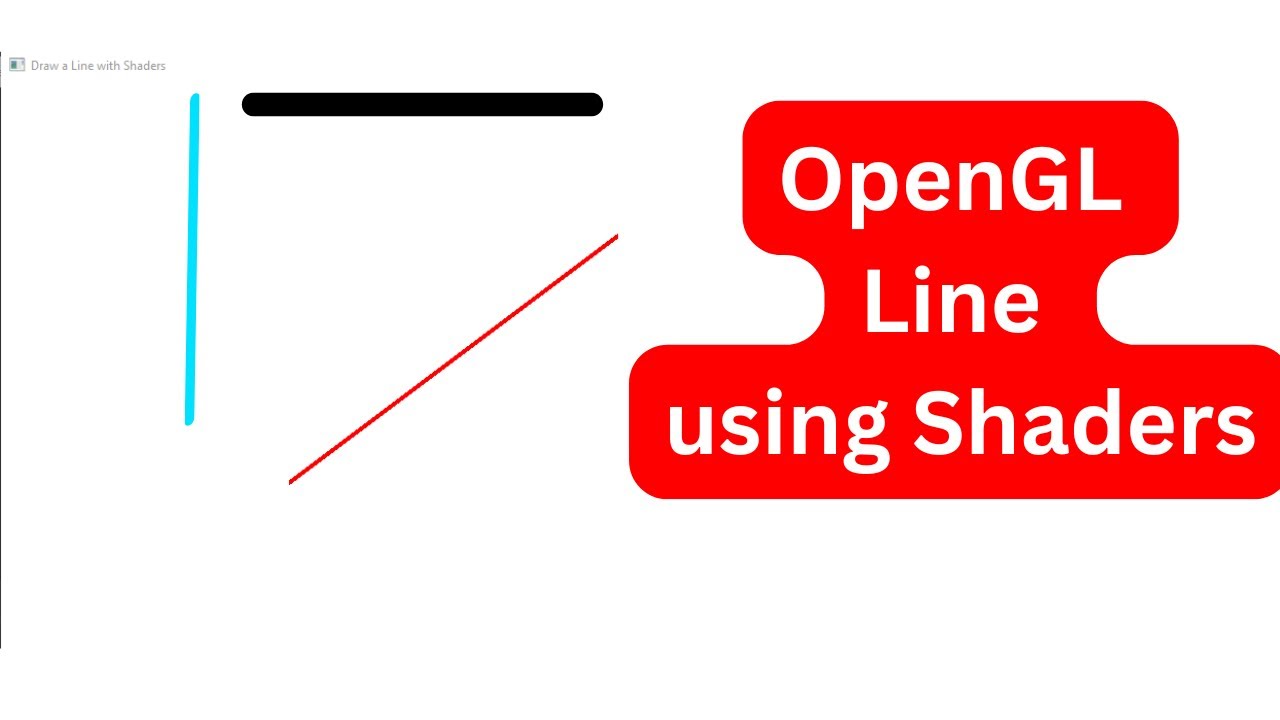 Opengl Line Drawing Using Shaders Opengl Line Shader Opengl Shader 5397