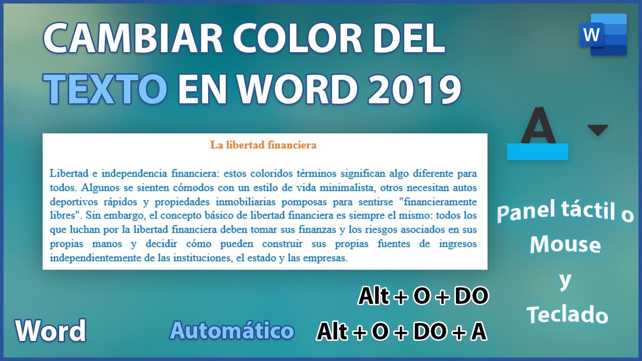 Cambiar El Color De Texto Predeterminado Color De Fuente En Word 2016 ... Cambiar El Color De Texto Predeterminado Color De Fuente En Word 2016 ...