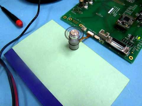 Nanomotion's ER-15 rotary piezo motor - YouTube