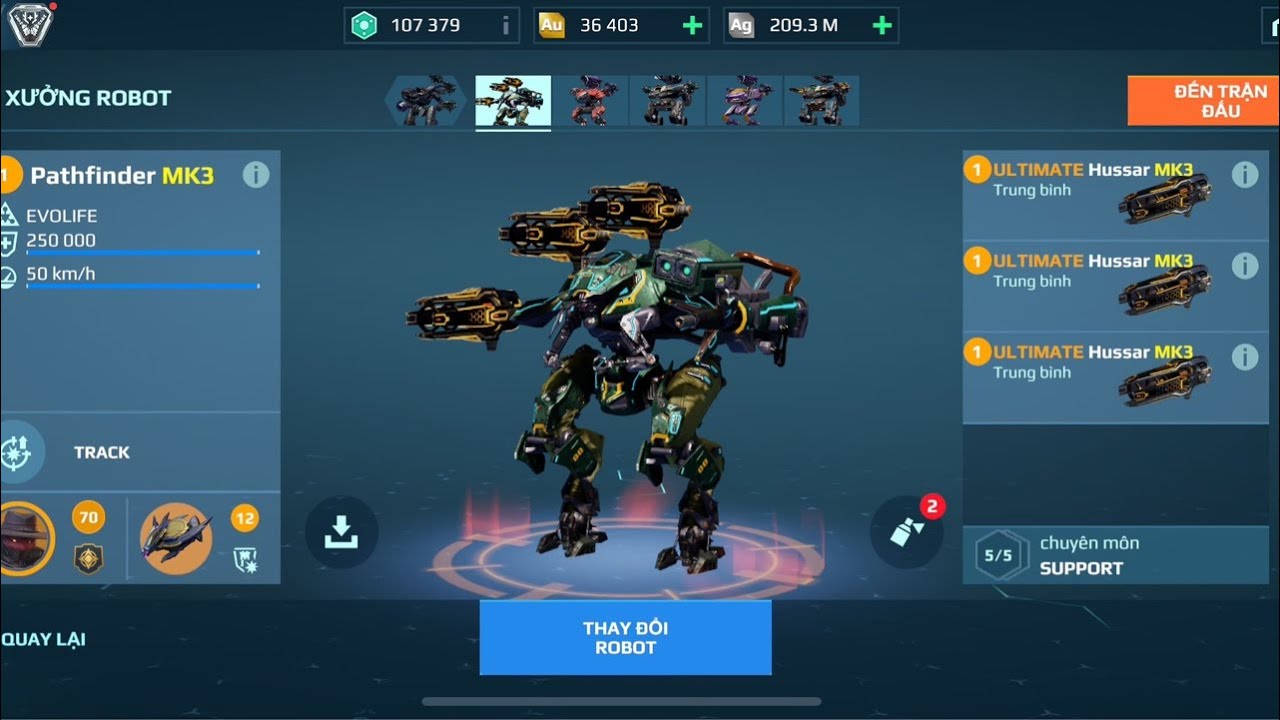 PATHFINDER ULTIMATE HUSSSAR Gameplay | War Robots - YouTube