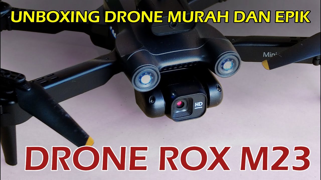 UNBOXING DRONE ROX M23 dan giveaway - YouTube