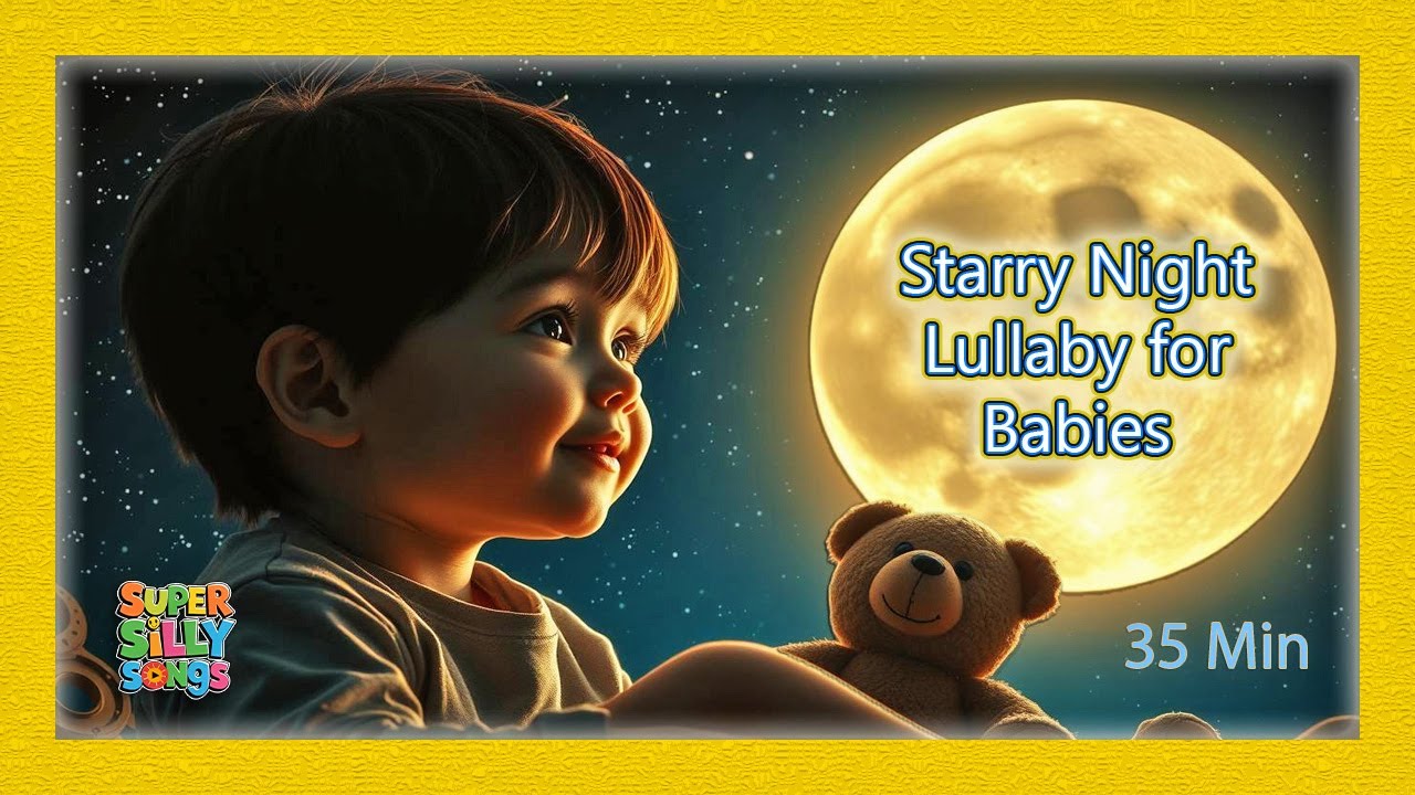 🌙 Starry Lullaby for Babies | Soothing Voice & Relaxing Sleep Music 🌙 ...