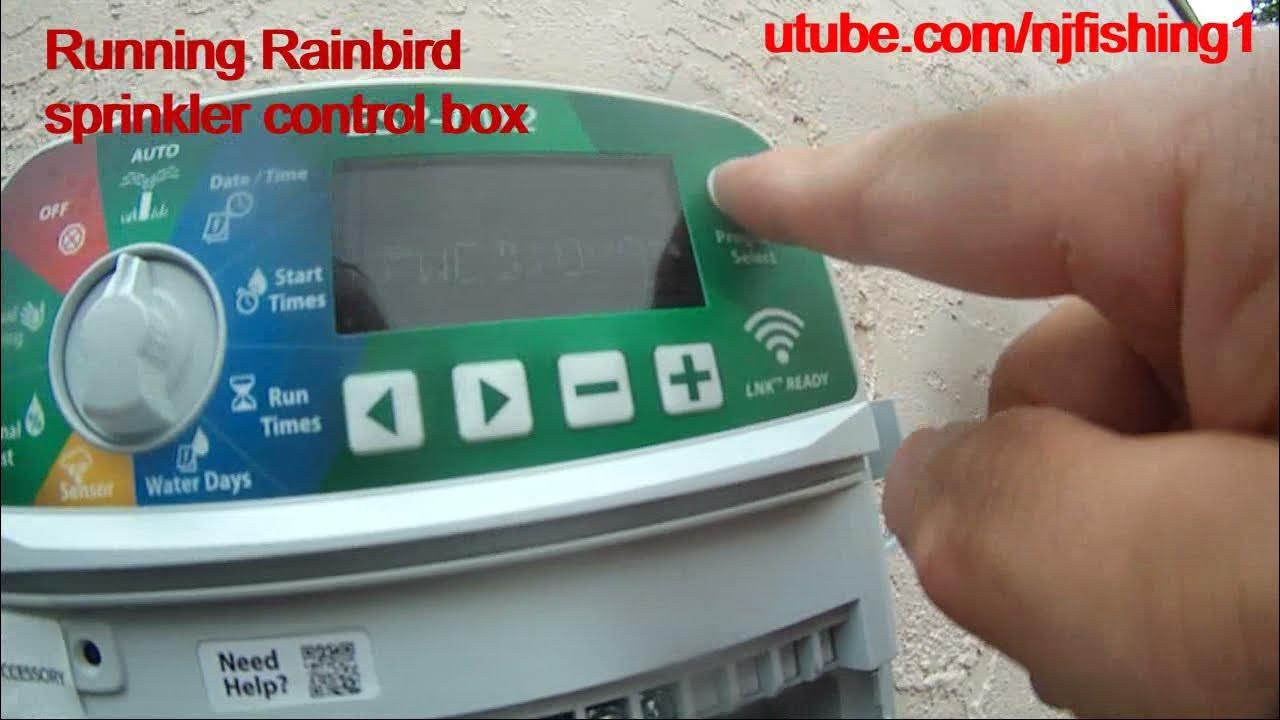 Testing Rain Bird Sprinkler Control box - ESP-TM2 - YouTube