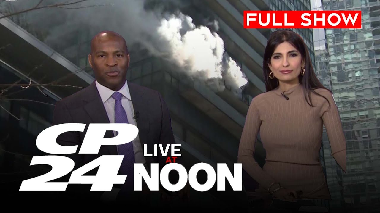 Fire crews battle condo fire in Toronto | CP24 Live at Noon for Apr. 15, 2024 - YouTube