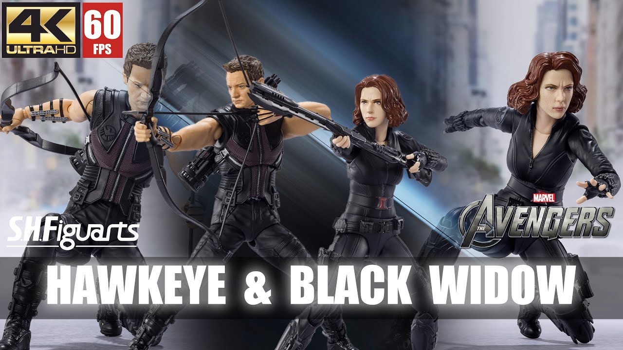 NEWS : Black Widow & Hawkeye Avengers S.H.Figuarts / SHF from Marvel ...