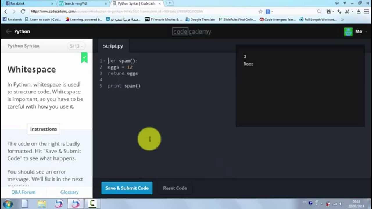 Codecademy Python Lessons | Python Syntax ᴴᴰ - YouTube