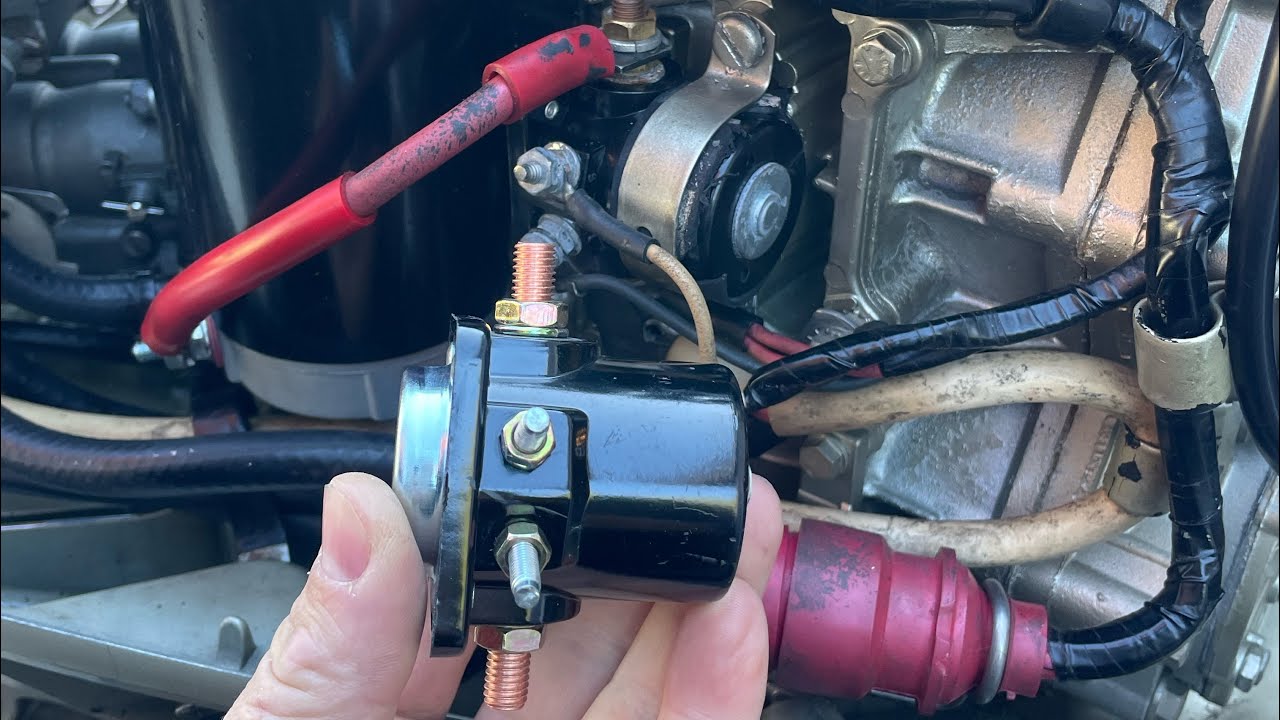 Solenoid replacement Johnson or Evinrude outboard. How to replace a ...