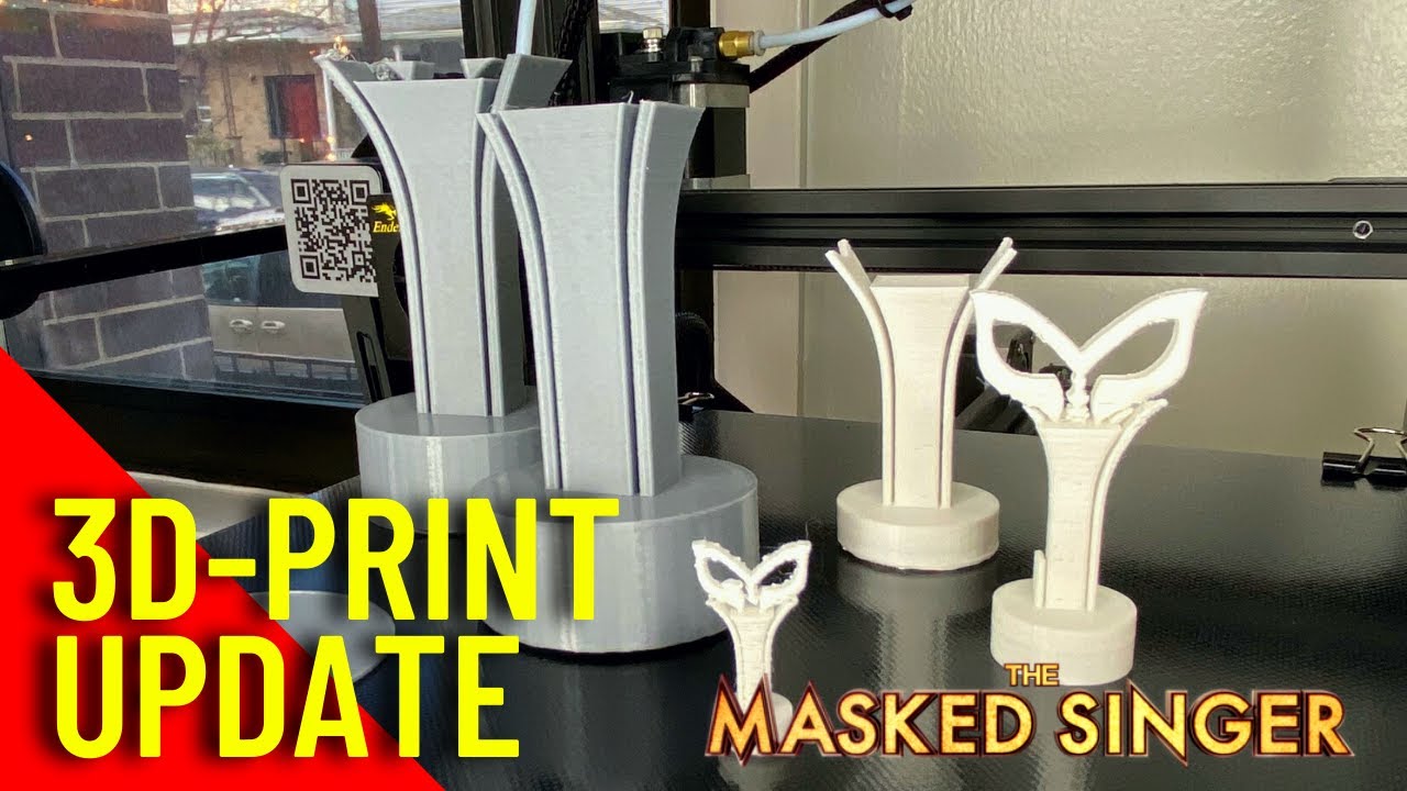 Masked Singer 3D Print Trophy Update - YouTube