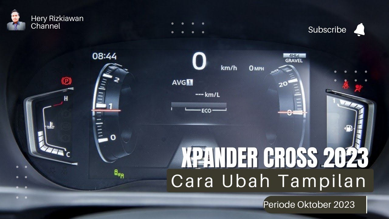 CARA MERUBAH TAMPILAN SPEEDOMETER XPANDER CROSS - YouTube