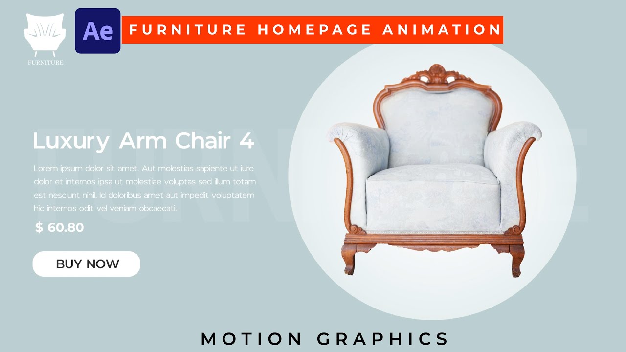 How To Create A Chair Slider Animation In After Effects - YouTube