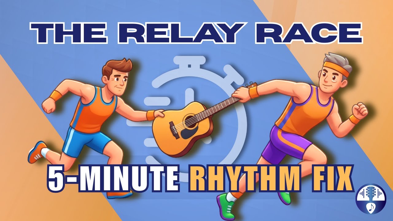 Rhythm Displacement Guitar The Relay Race Strumming Trick - YouTube