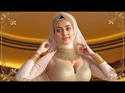 4k AI Lookbook Video｜AI Girl｜Arabian Hijab Showcase Video ｜ai beauty girl lookbook