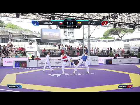 213 Round of 32 Women  67kg CZE P  STOLBOVA ECU M  MINA PGM