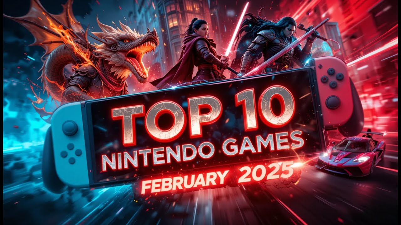 Top 10 New Nintendo Games to Watch for in February 2025 - YouTube