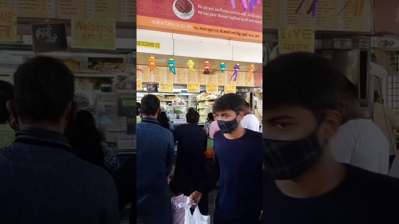 Saroj sweets pvt ltd chembur mumbai on diwali - YouTube