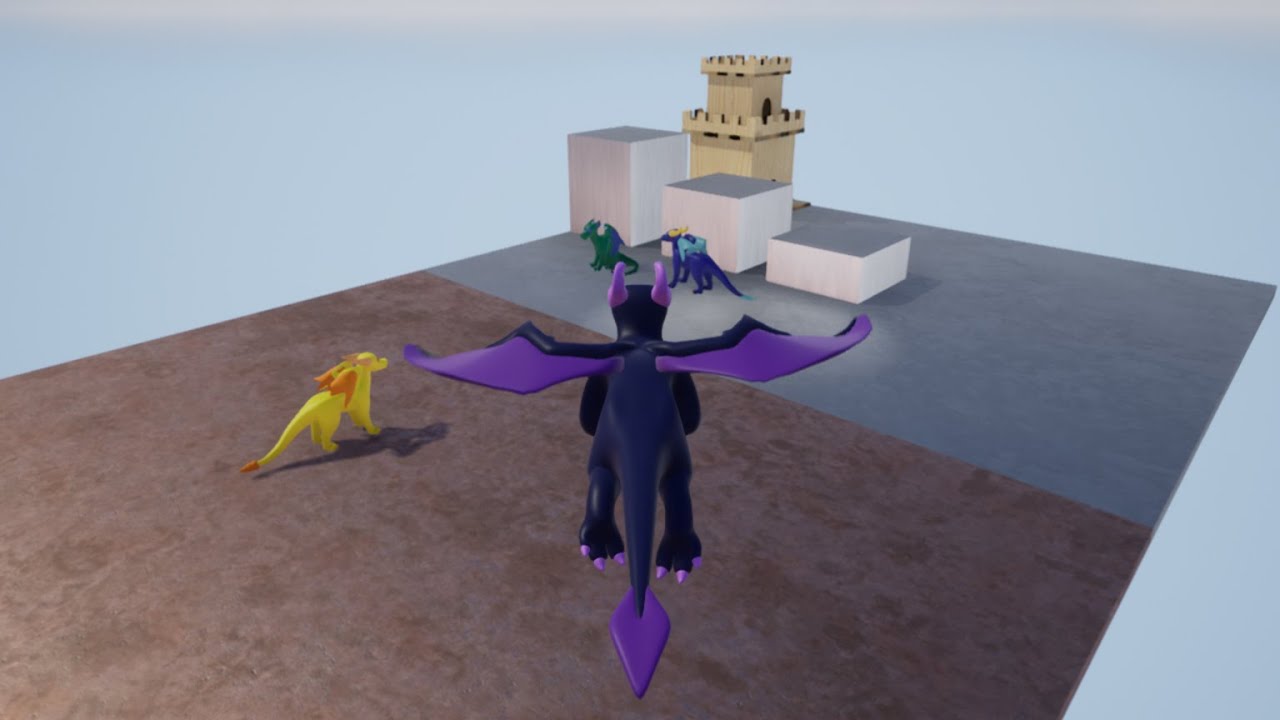 Dragon Game Project (Character Movement) - YouTube