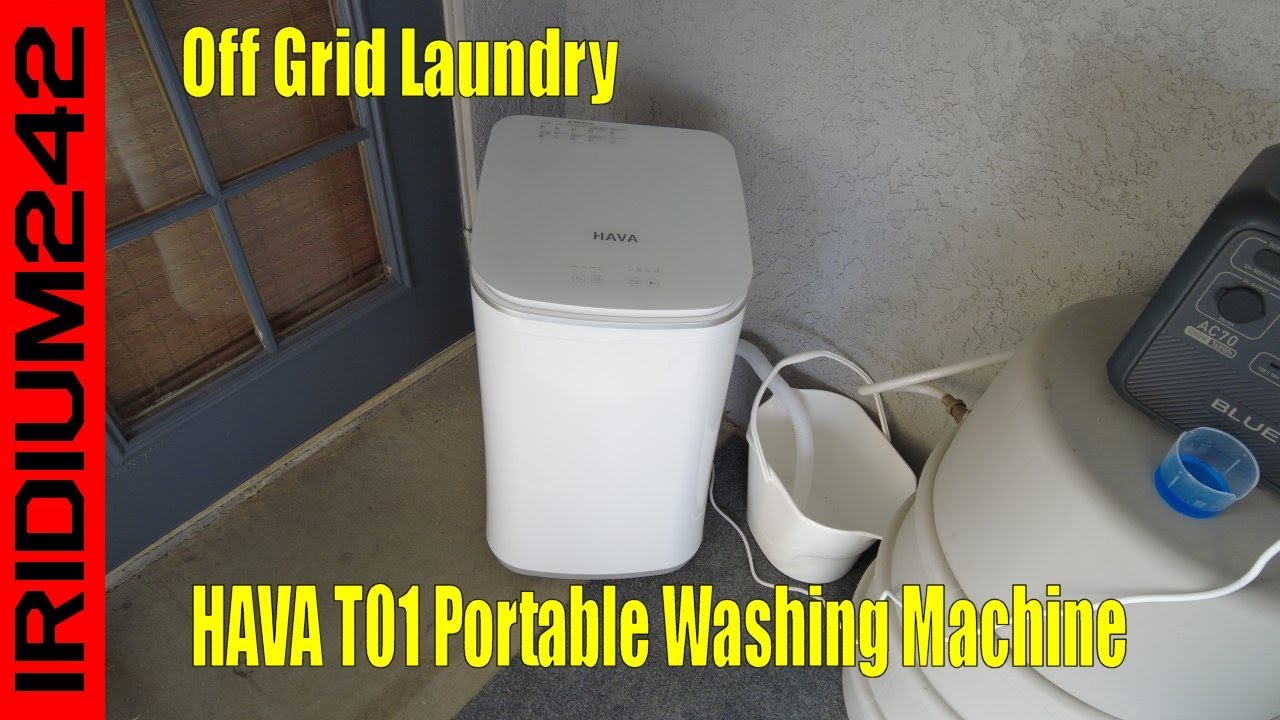 Keep Clean During Emergencies: HAVA T01 Portable Washing Machine - YouTube