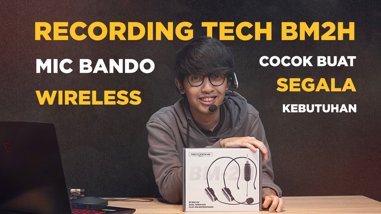 Review Recording Tech BM2H, Mic Bando Wirelless Untuk Seminar, Workshop ...