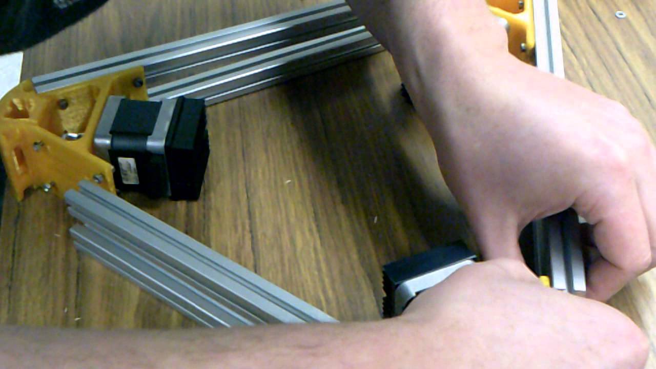 Kossel Mini Build (13 of ?) Base Final Assembly 1 - YouTube