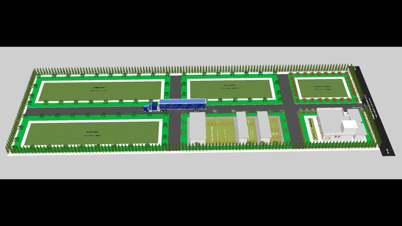 1 acre Integrated Farm System (IFS) Plan Layout 4200m2= 31.8m* 114.2m ...