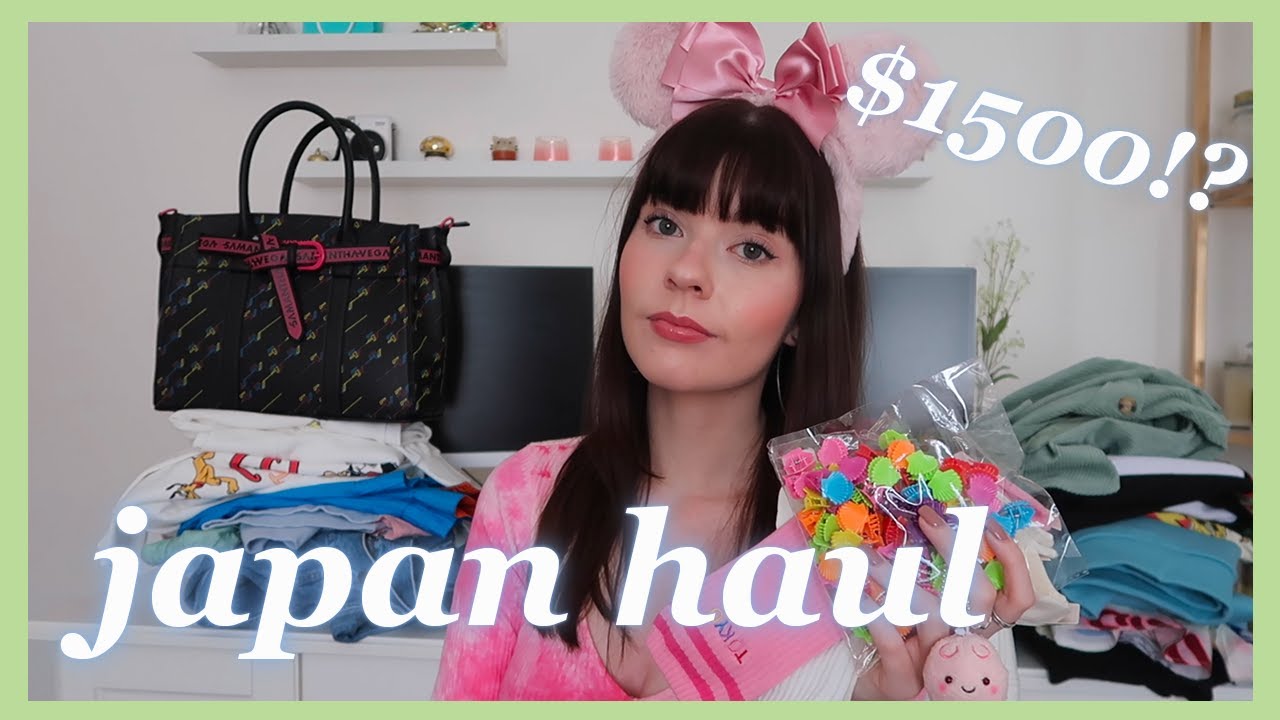 HUGE $1500 Japan Clothing & Accessories Haul - YouTube