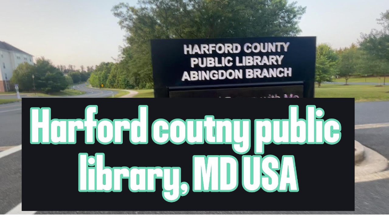 Let's take tour to public library Maryland, USA - YouTube