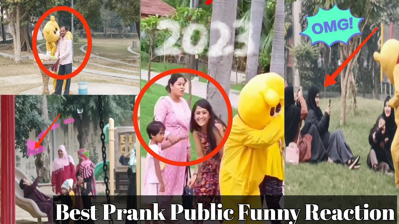 Best_Prank_public_Funny_Reaction 😜Most_watch New_Prank || Human taddy ...