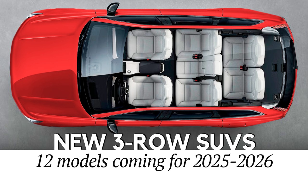 12 Newest 3-Row SUVs with EV Power for 2025-2026 (Interior & Exterior ...