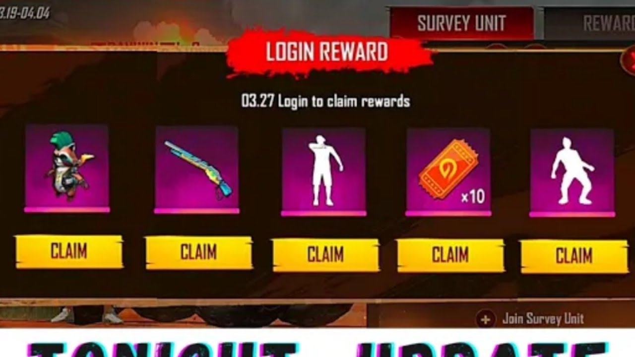ALL ITEMS FREE TOMORROW THANKS GARENA FREE FIRE 🔥 - YouTube