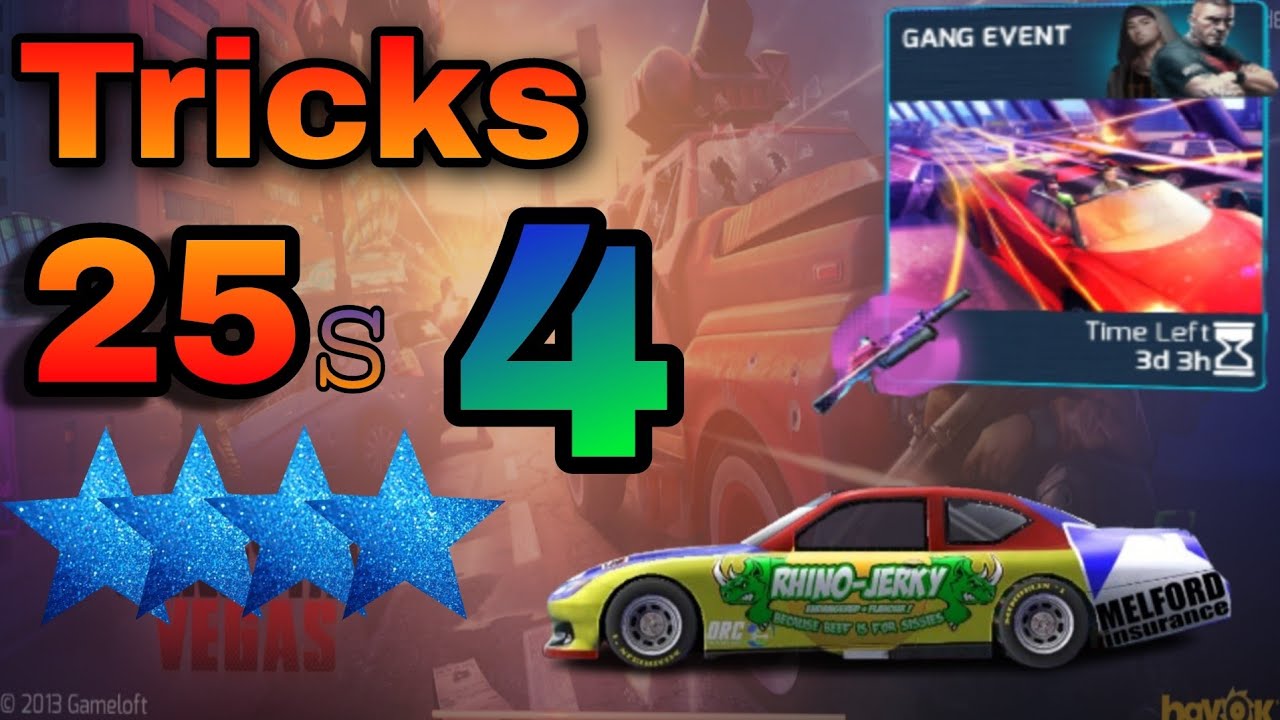 Gangstar vegas / Gang Event / Complete the mission in 25s - YouTube