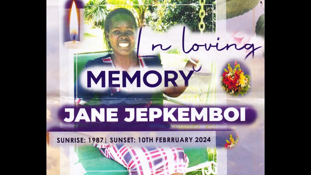 REST IN PEACE JANE JEPKEMBOI - YouTube