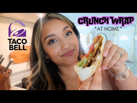 Recreating Popular Fast Food Menu Items: Taco Bell Crunch Wrap - YouTube
