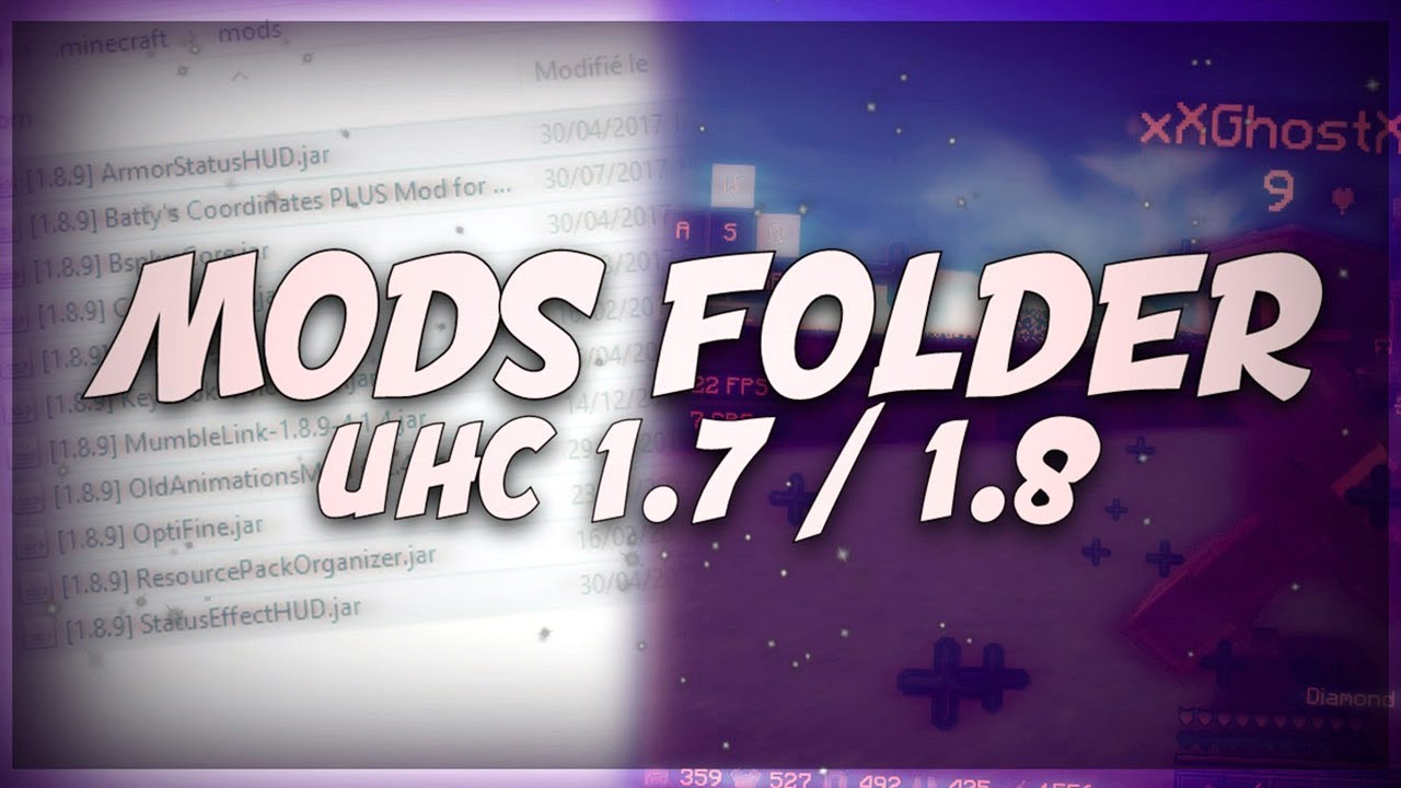 MODS FOLDER — UHC 1.7/1.8 (+ Mumble Link) - YouTube
