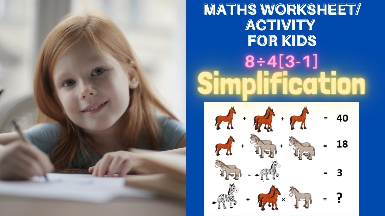 Maths Worksheet on Simplification Part 2 | CBSE Class 6 Chaper 3 ...