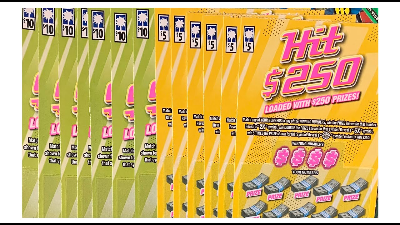 SC Newly Loaded $5.00 Hit 250 & $10.00 Hit 500 Scratch Off Lottery ...