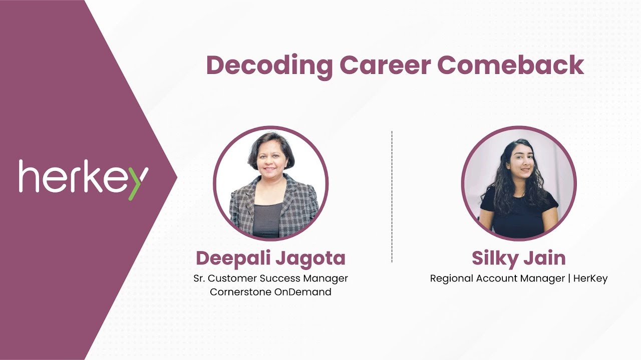 Decoding Career Comeback with Deepali Jagota - YouTube