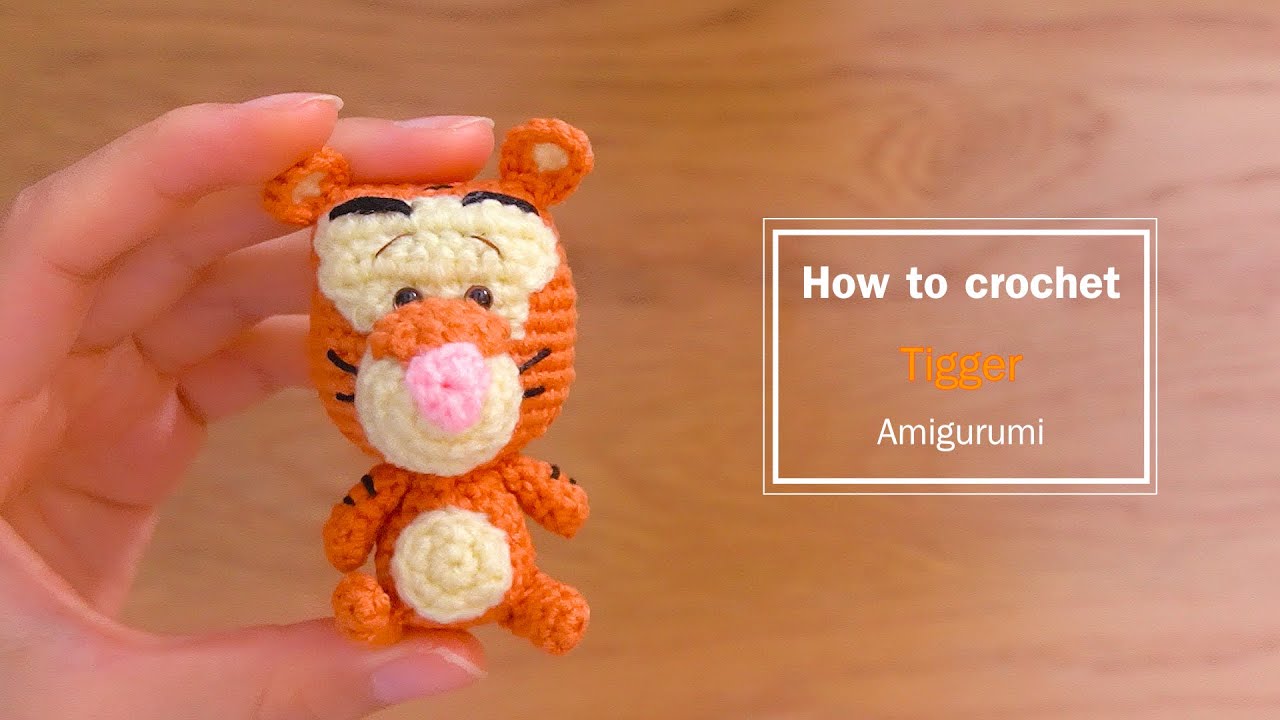 How to crochet | tigger(Winnie-the-Pooh) Amigurumi | 跳跳虎的钩针教学 - YouTube